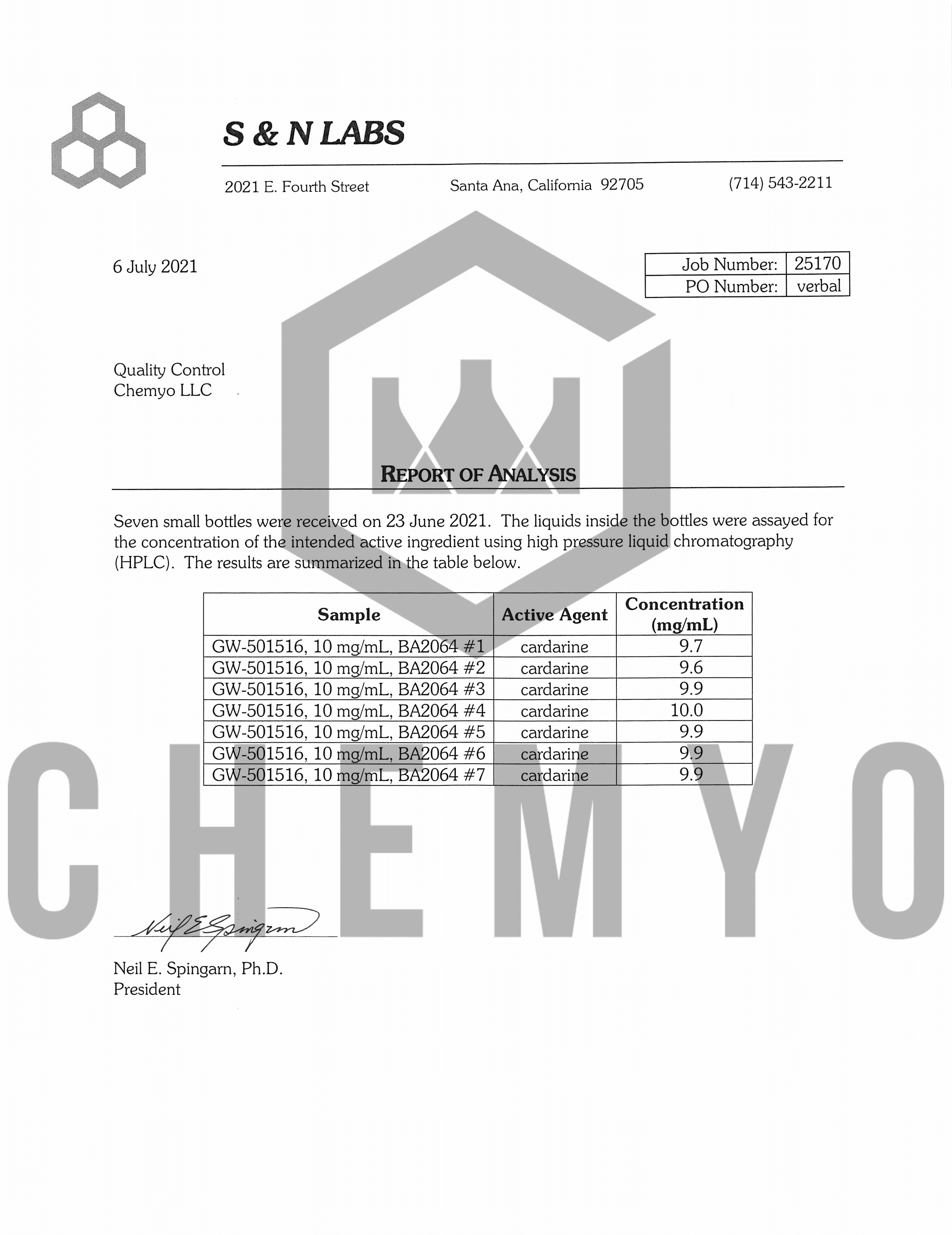 GW501516 | Buy GW-501516 Cardarine 10mg/ml 50ml Solution