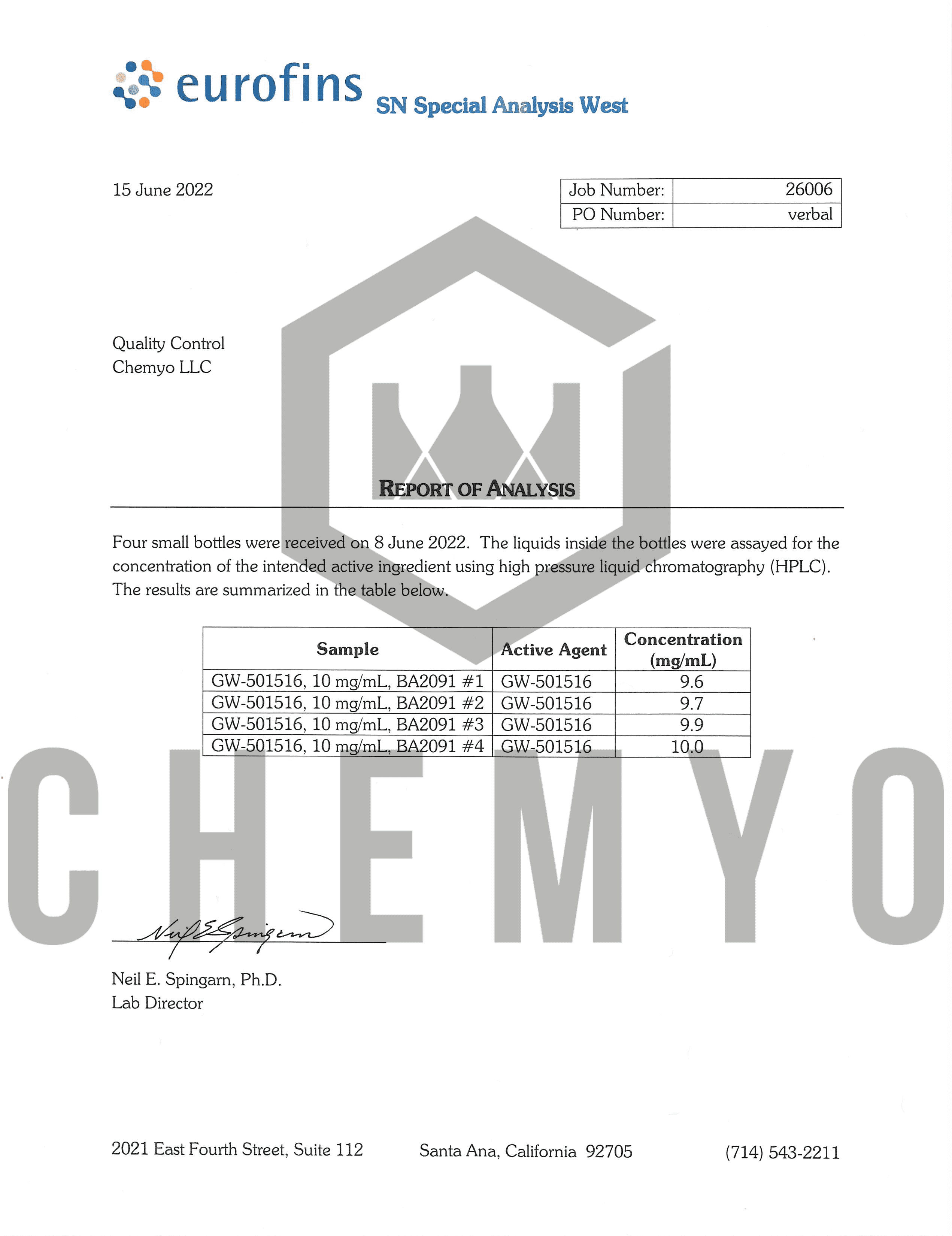 GW501516 | Buy GW-501516 Cardarine 10mg/ml 50ml Solution