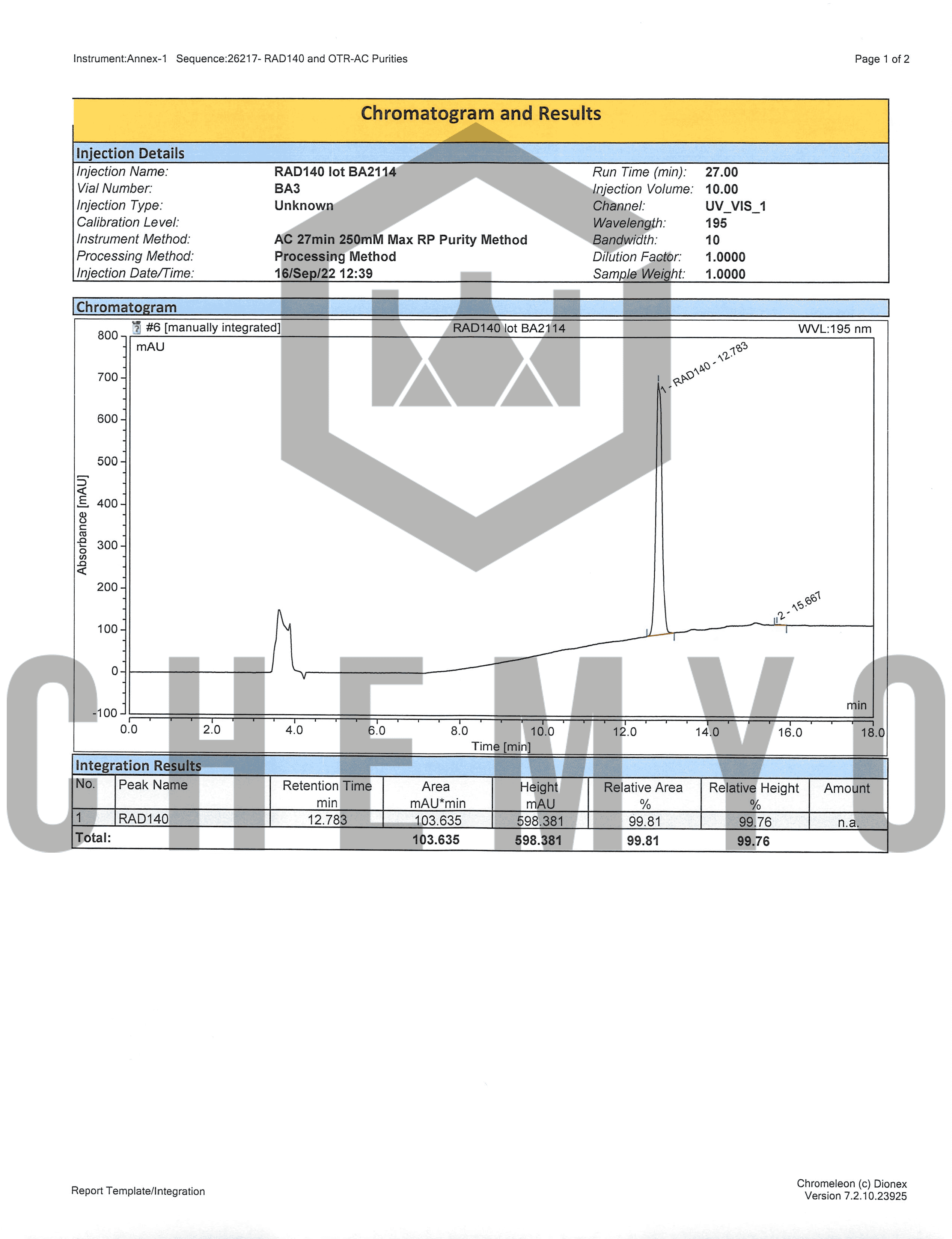 RAD140 | Buy Testolone RAD-140 10mg/ml 50ml Solution