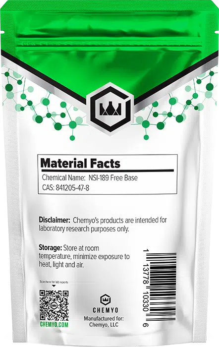 Buy NSI-189 Free Base Powder - 1g | Chemyo