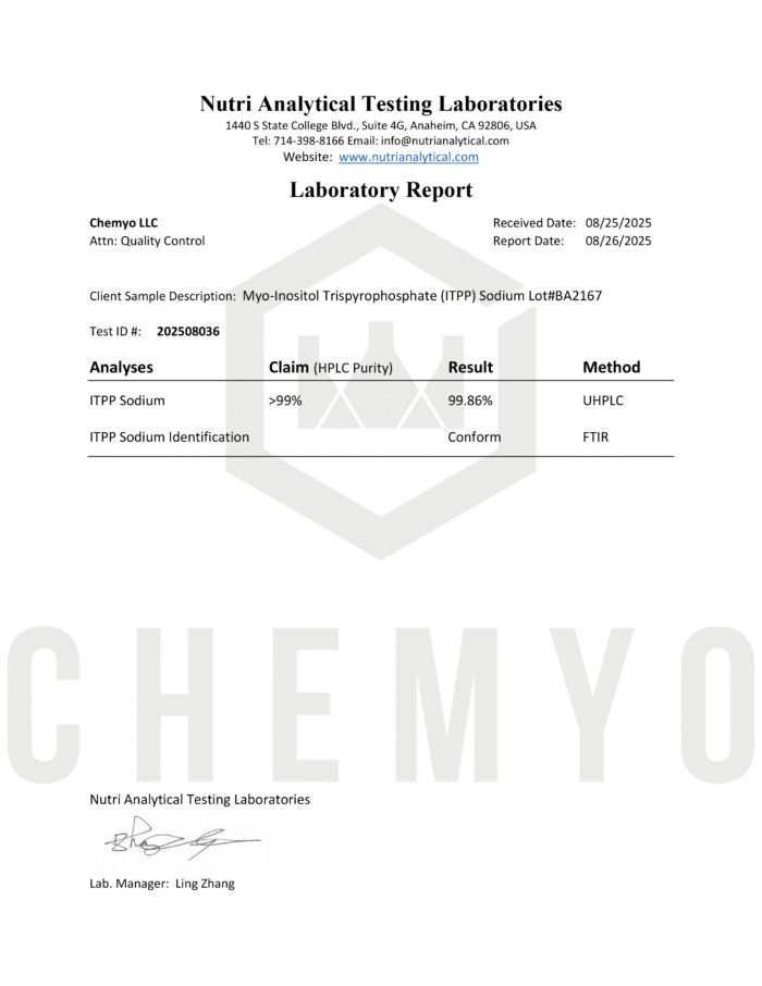 Buy Myo-lnositol Trispyrophosphate (ITPP) Powder | Chemyo