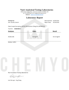 AC-262 | Buy AC-262,536 10mg/ml SARM Solution | Chemyo