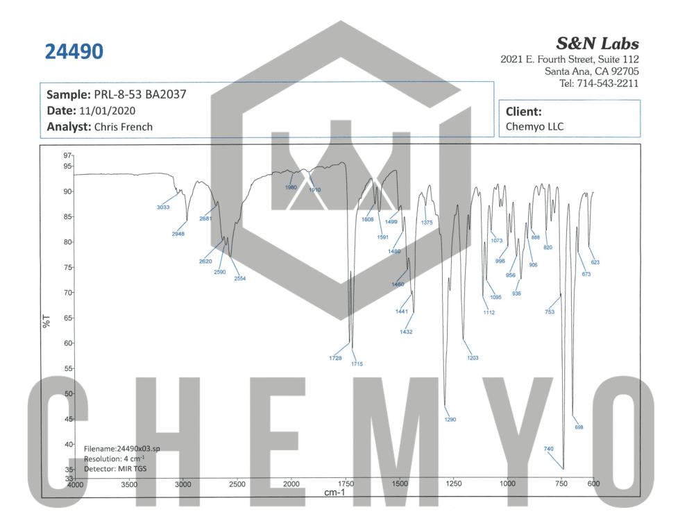 PRL-8-53 |Buy High-Quality PRL-8-53 Powder - 500mg | Chemyo