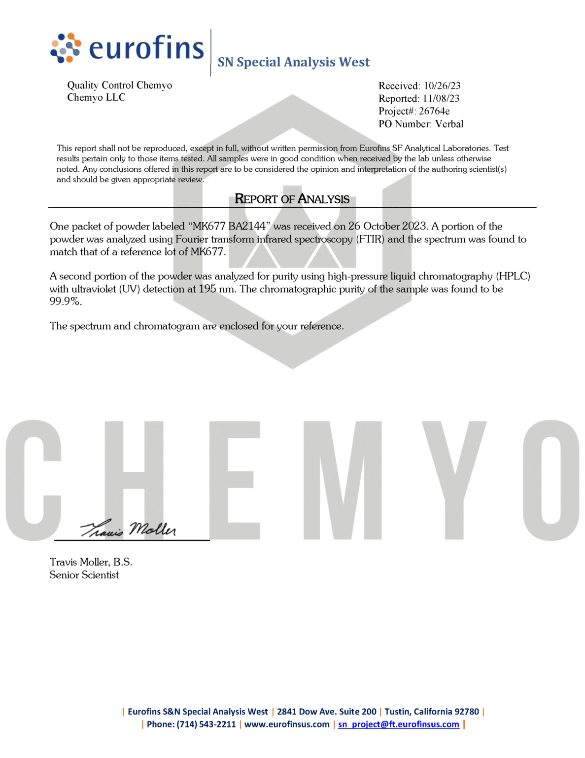 Ibutamoren | Buy MK-677 Ibutamoren Powder - 1g | Chemyo