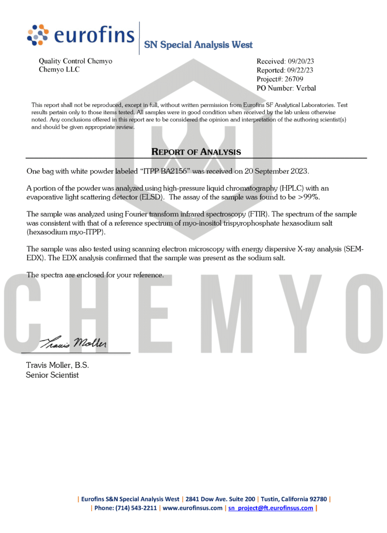 Buy Myo-lnositol Trispyrophosphate (ITPP) Powder | Chemyo